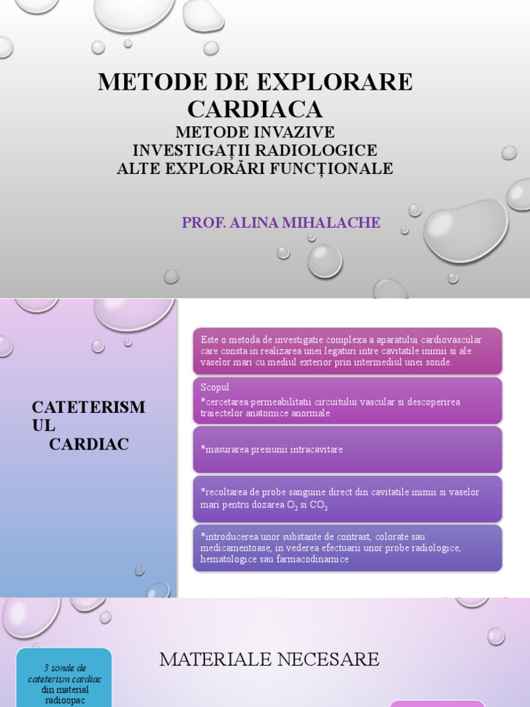Cardio Cateterismul Cardiac Oana 2 | PDF
