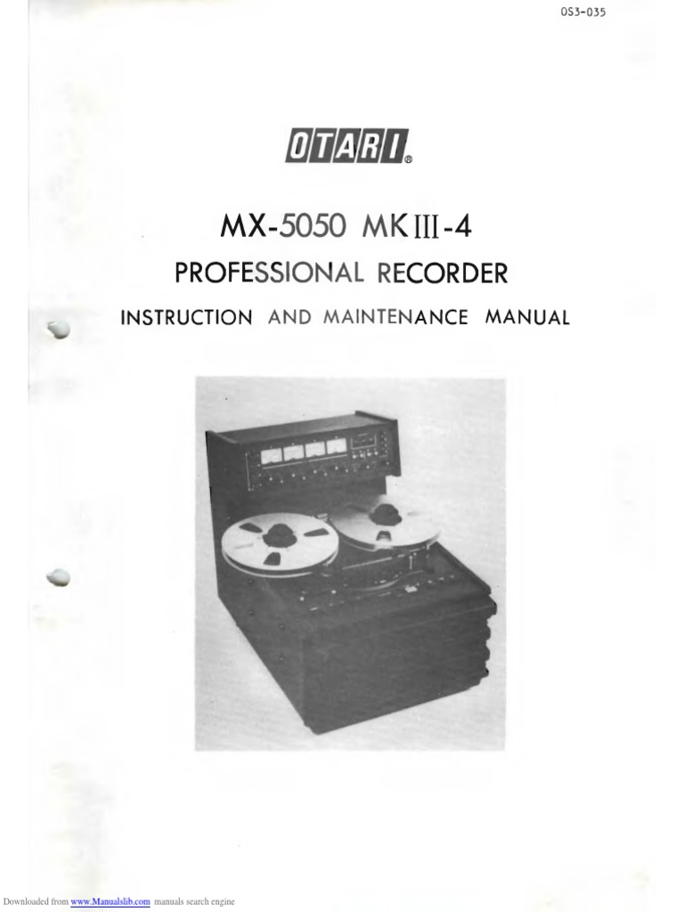 MX 5050 | PDF | Manufactured Goods | Electrical Engineering