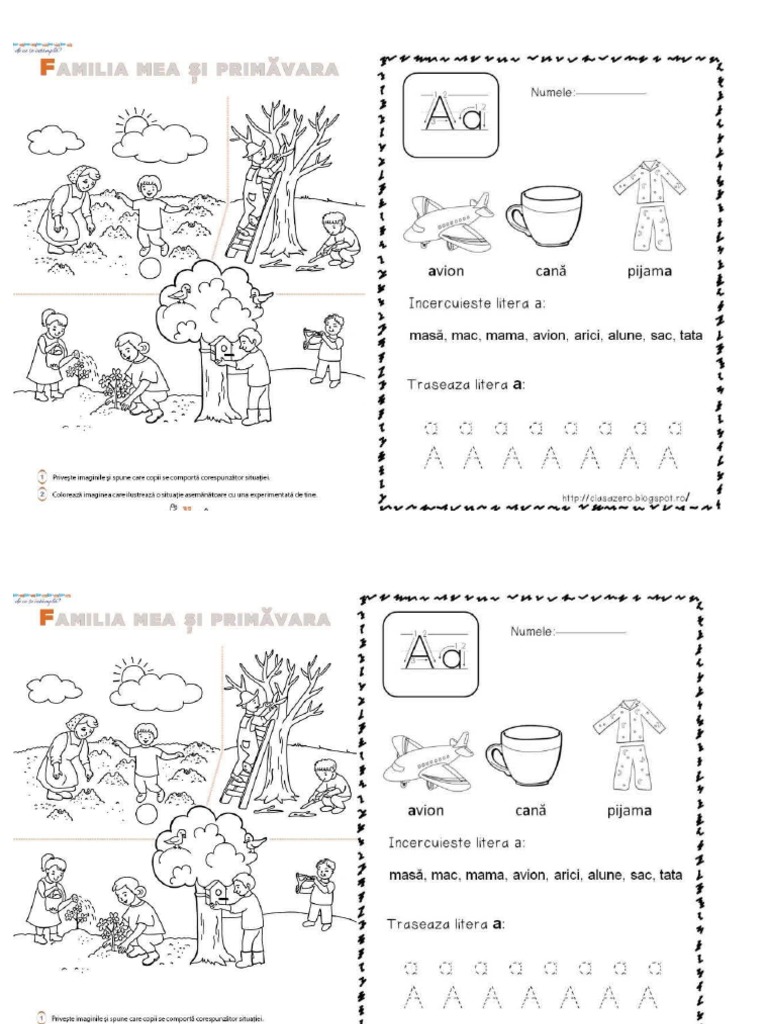 Clasa 1 Litera A | PDF