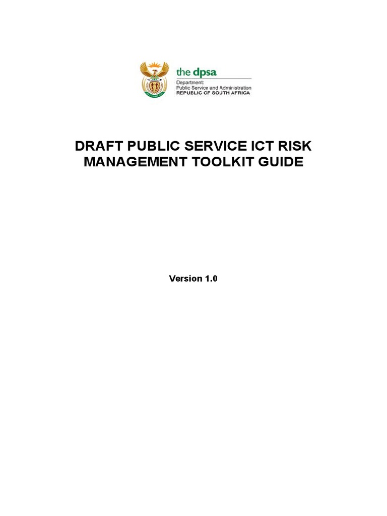 A Guide to Managing ICT Risks in the Public Sector | PDF | Risk | Risk ...