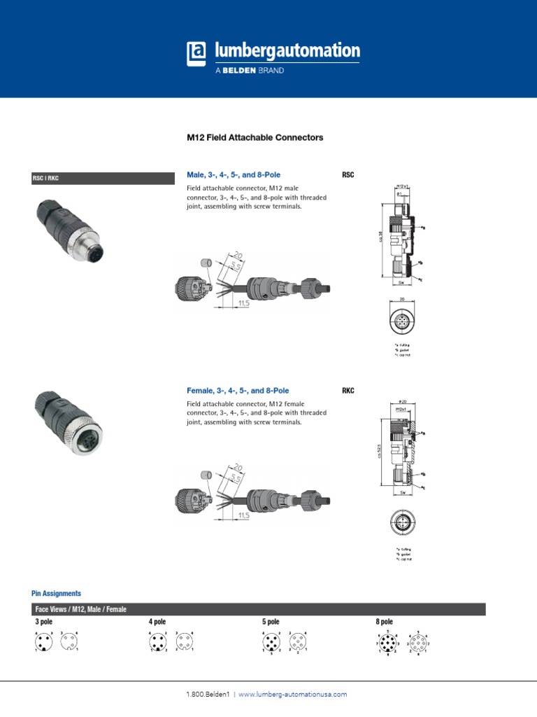 Conector RSC | PDF | Electrical Connector | Electrical Engineering