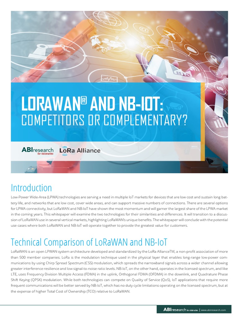 CR Lora 102 Lorawanr and NB Iot | PDF | Internet Of Things | Computer Network