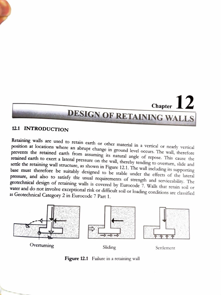Retaining Wall Design | PDF | Geotechnical Engineering | Civil Engineering