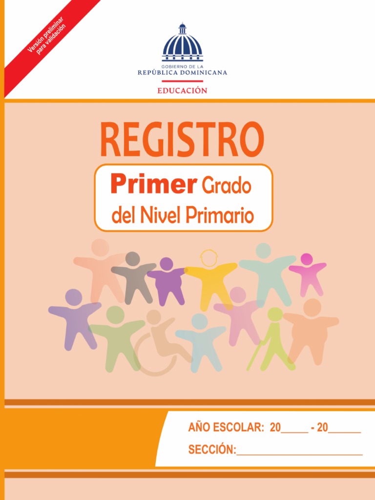 Registro de Primer Grado Nivel Primario | Descargar gratis PDF ...