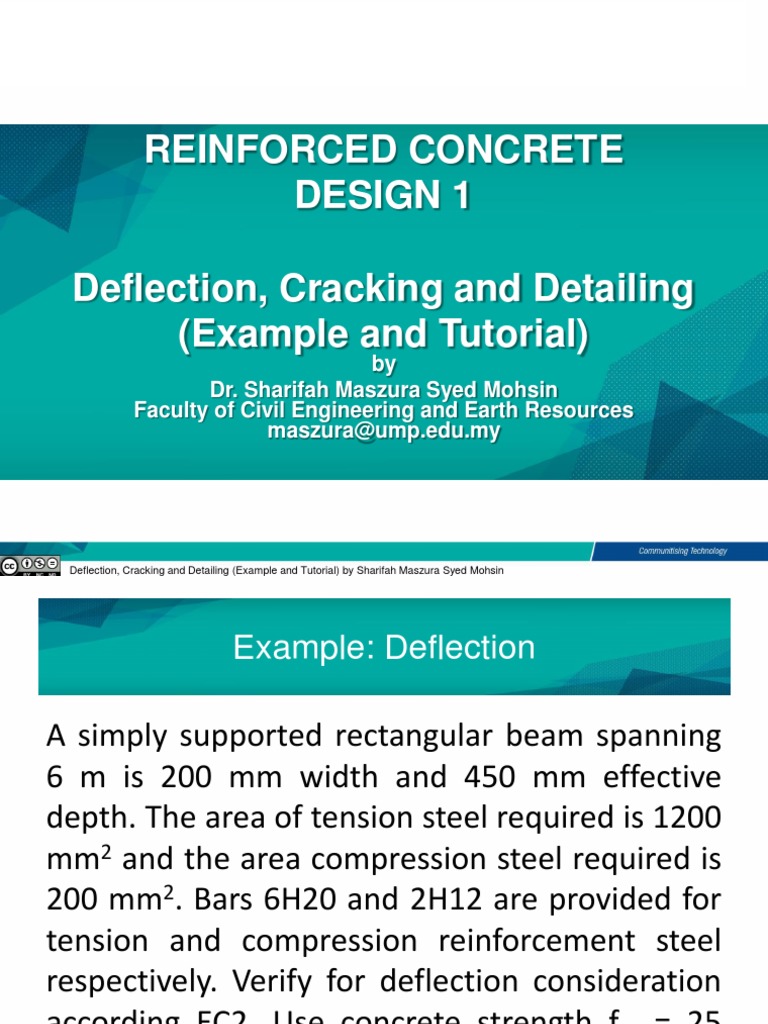 Reinforced Concrete Design Fundamentals: A Practical Guide to Deflection, Cracking, Detailing ...