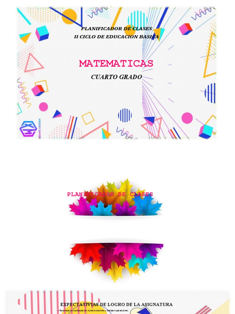 Matematicas: Cuarto Grado | PDF | Triángulo | Rectángulo