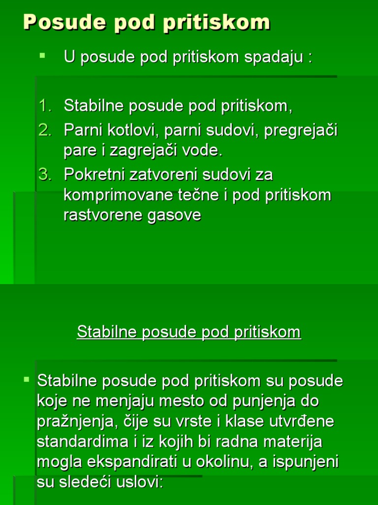 3 Posude Pod Pritiskom | PDF