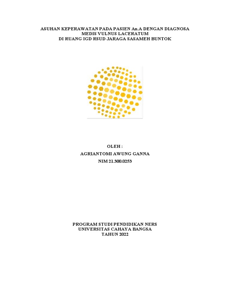 Asuhan Keperawatan Vulnus Laceratum | PDF