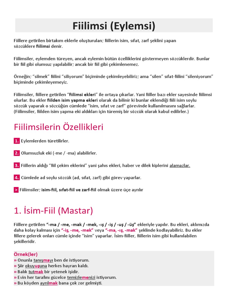 Fiilimsi | PDF