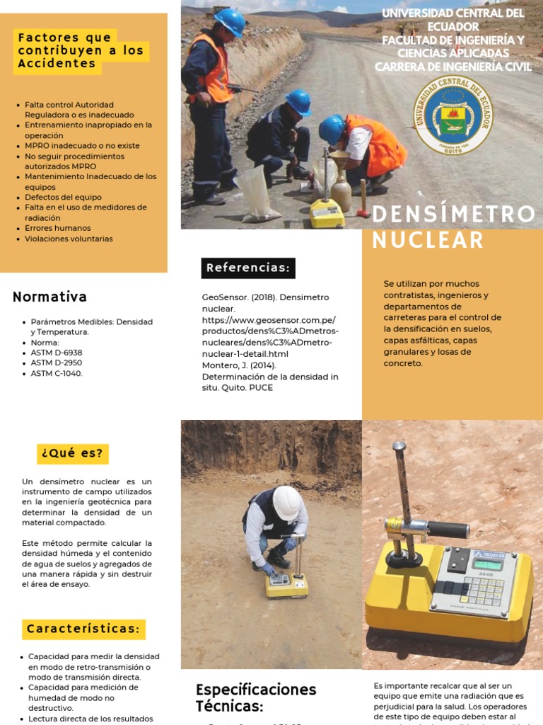 Densimetro Nuclear | PDF | La energía nuclear | Ingeniería