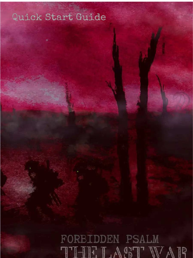 Forbidden Psalm The Last War Quickstart | PDF