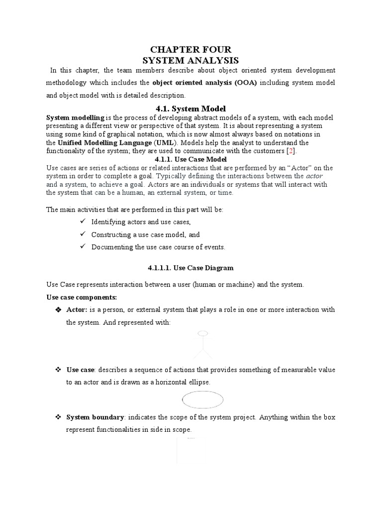 Chapter Four | PDF | Use Case | Conceptual Model