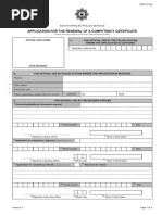 SAPS 271 Check List | PDF
