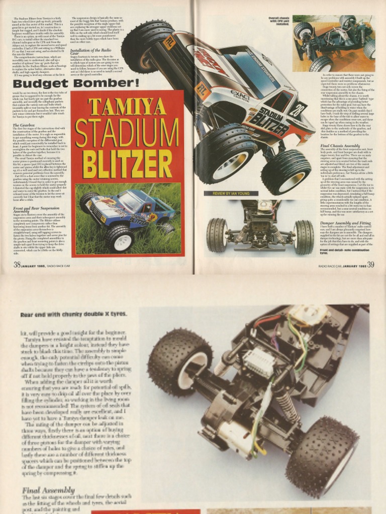 Tamiya Stadium Blitzer RRC | PDF