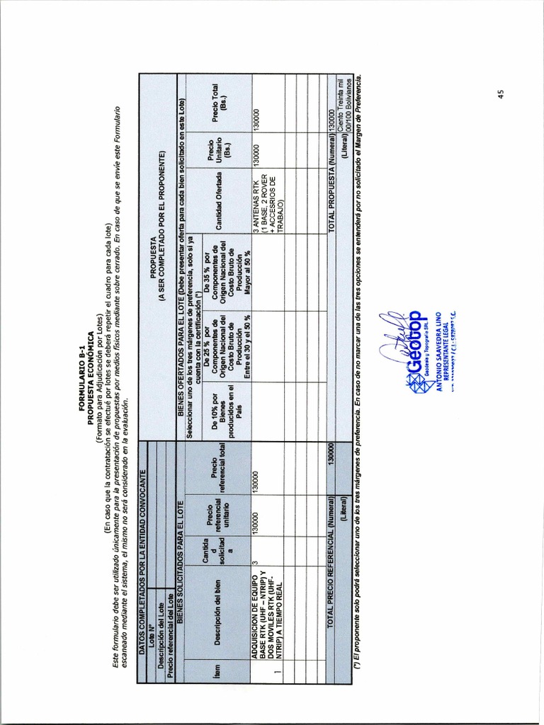 Formulario B-120220630 - 16444424 | PDF
