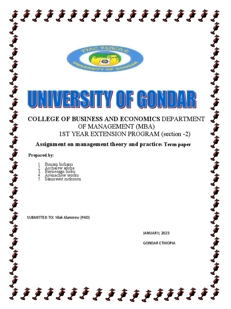 Term Paper Pdf Employment Motivation