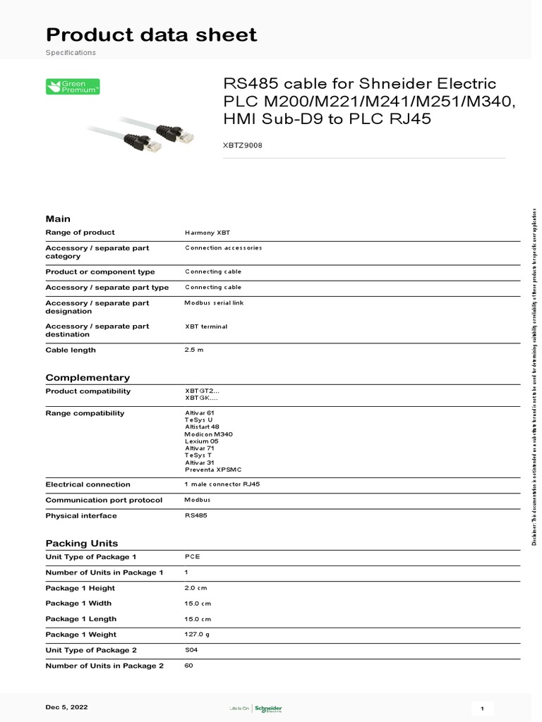Modicon M258 - XBTZ9008 | PDF | Computer Engineering | Electronics