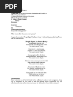 The Sea Poem by James Reeves | PDF | Rhyme | Poetry