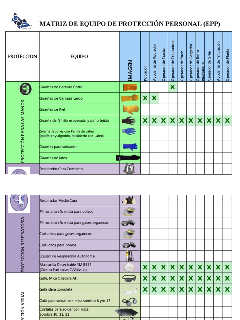 FO-SO1-01 Ver.00 Matriz de EPP | PDF | Soldadura | Construcción