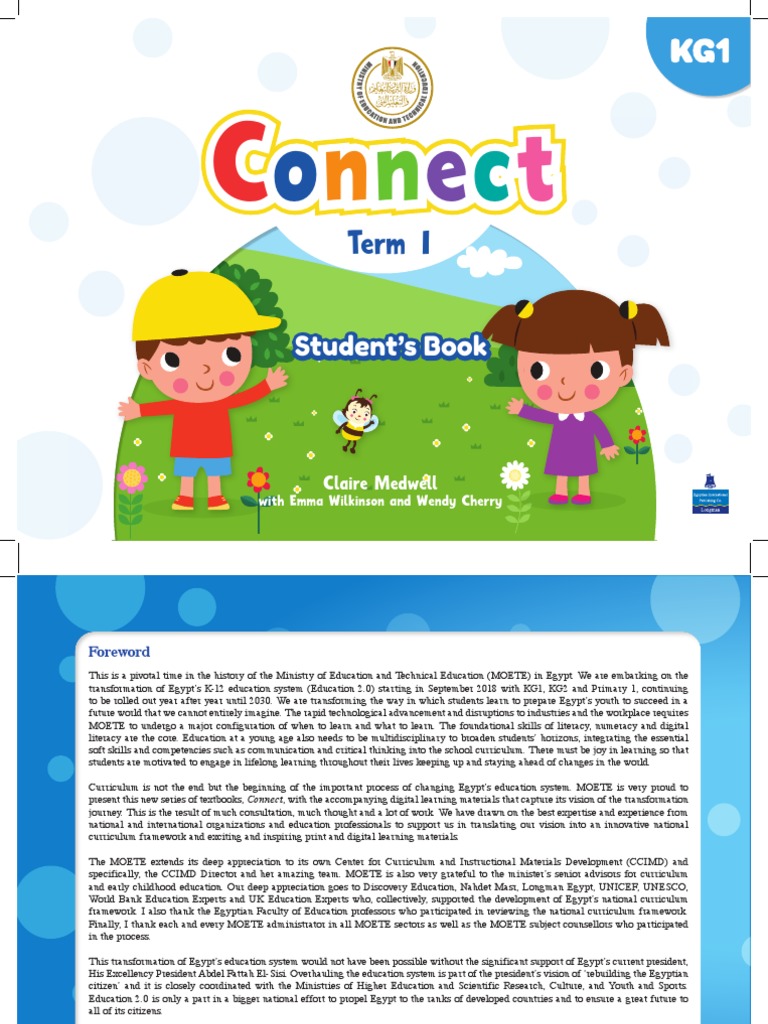 Connect Kg1 t1 | PDF | Curriculum | Egypt