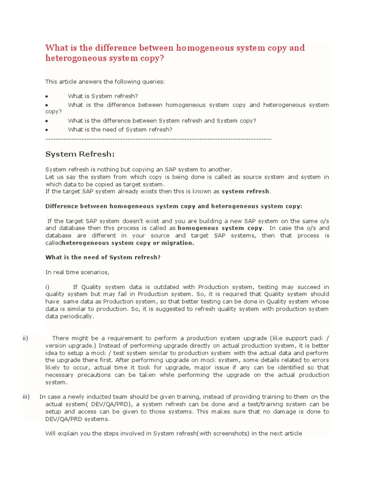 System | PDF | Databases | Homogeneity And Heterogeneity