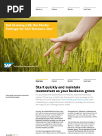 SAP B1 License Comparison Chart PDF | PDF