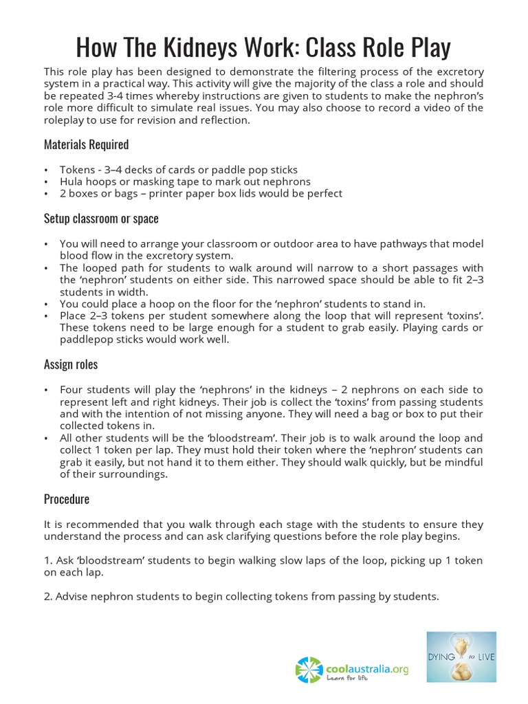 DTL KidneyFunction RolePlay | PDF