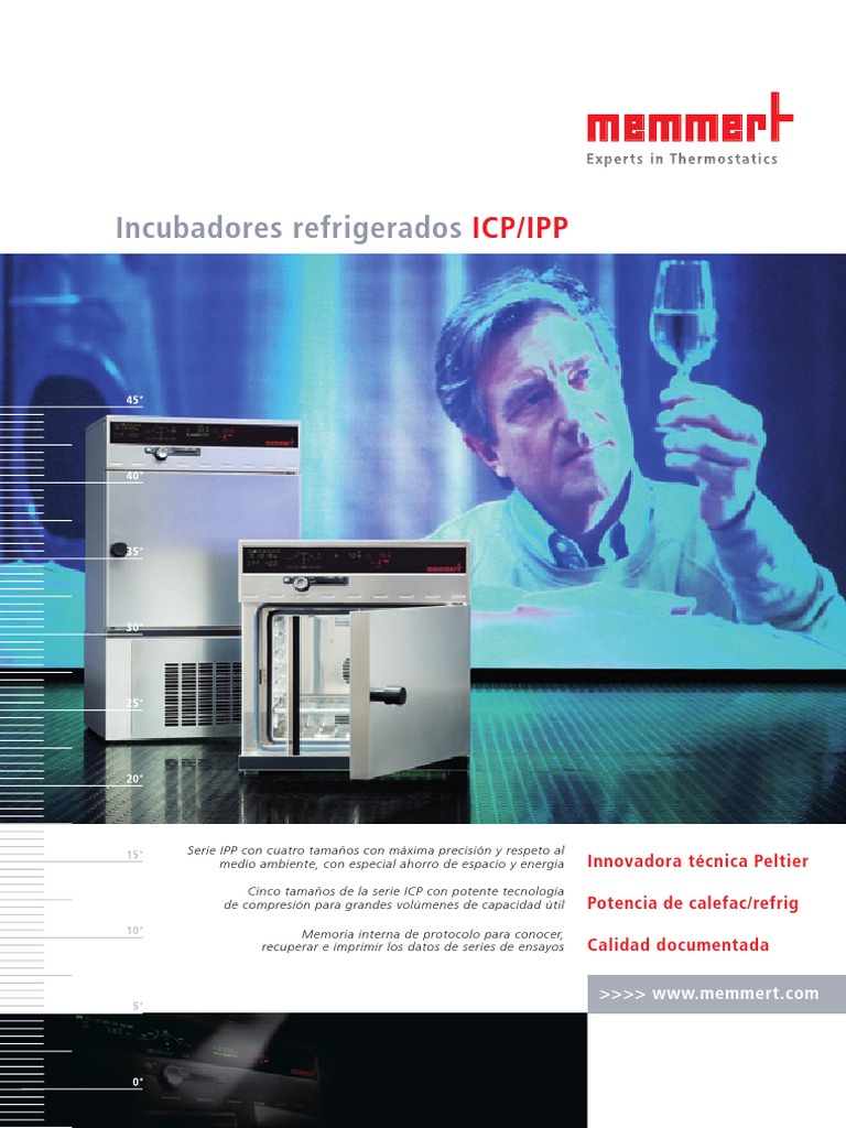 Incubadoras Ipp Icp | PDF | Refrigeración | Temperatura