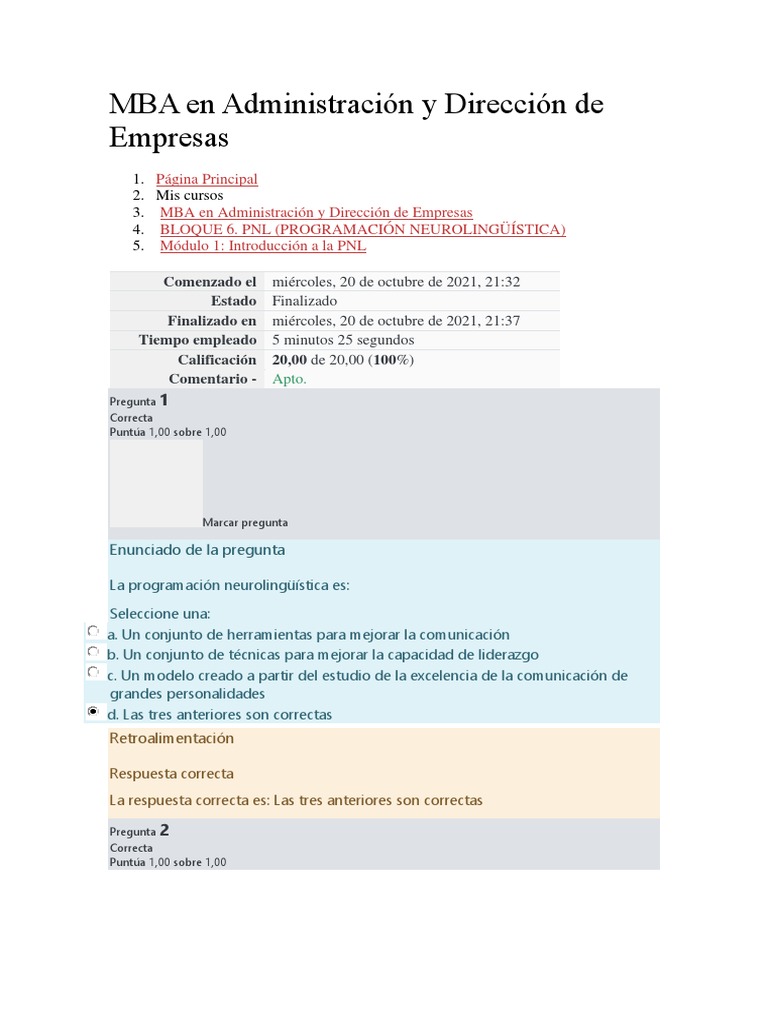 Modulo 1 Introduccion A La PNL | PDF | Programación neurolingüistica ... Modulo 1 Introduccion A La PNL | PDF | Programación neurolingüistica ...