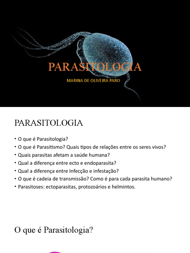Introdução À Parasitologia | PDF | Parasitismo | Biologia