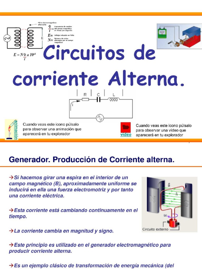 Circuitos de Corriente Alterna | PDF