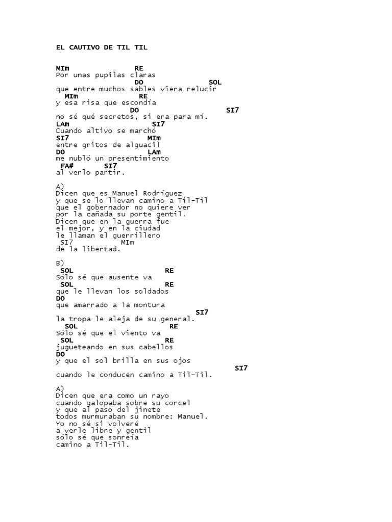 El Cautivo de Til Til | PDF