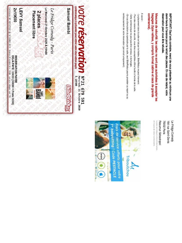 BilletReduc C21679591 | PDF