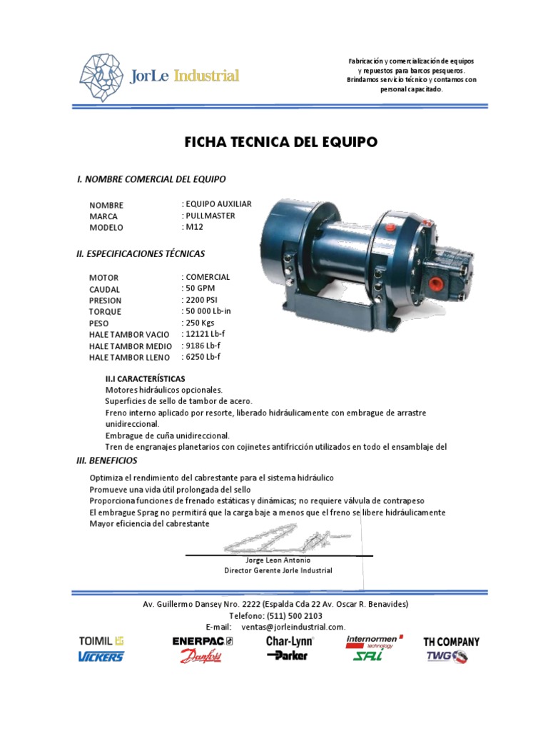 Pullmaster M12 | PDF | Tecnología e ingeniería