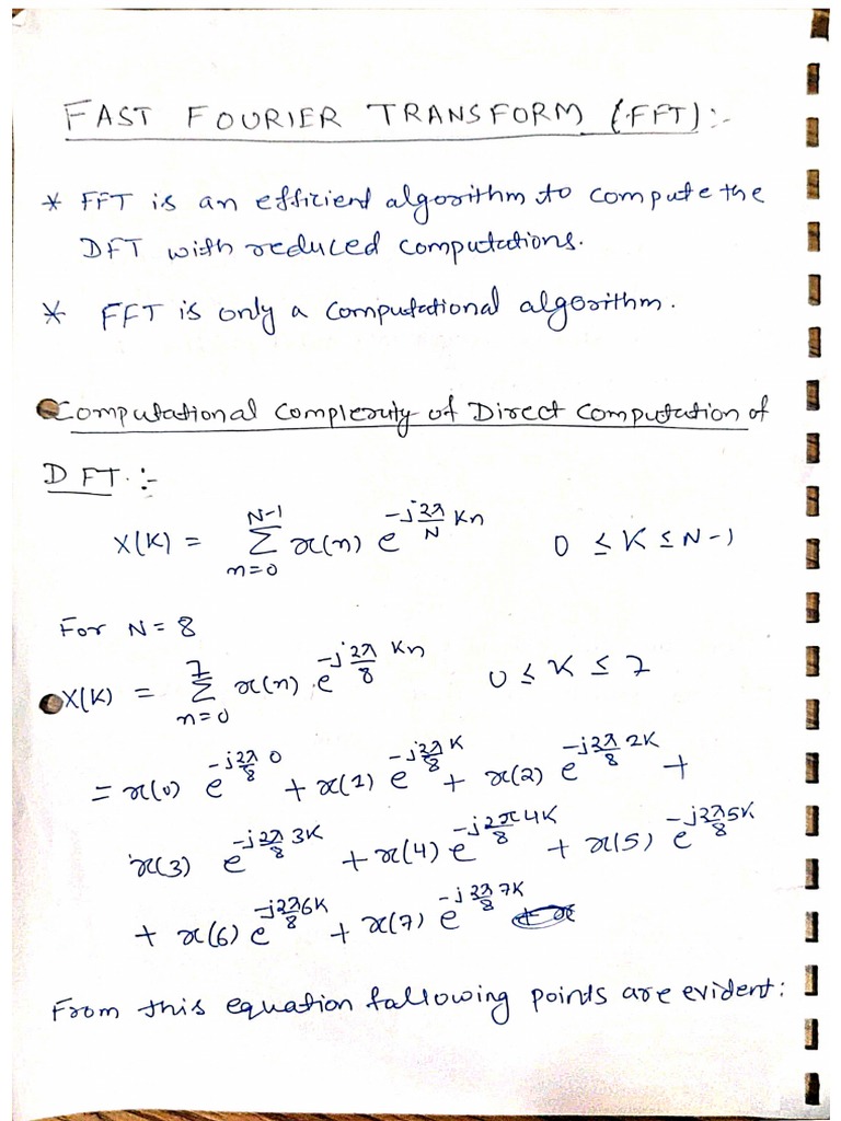 Unit 4 Fft Handouts Pdf