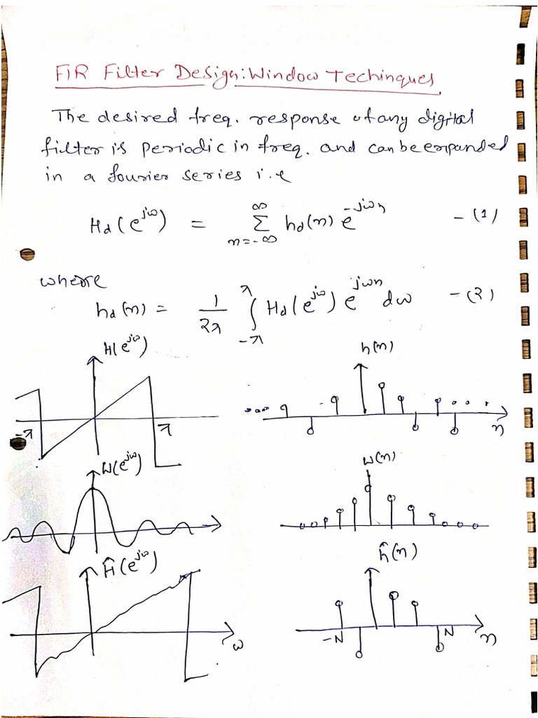 Digitial Signal Processing Notes | PDF