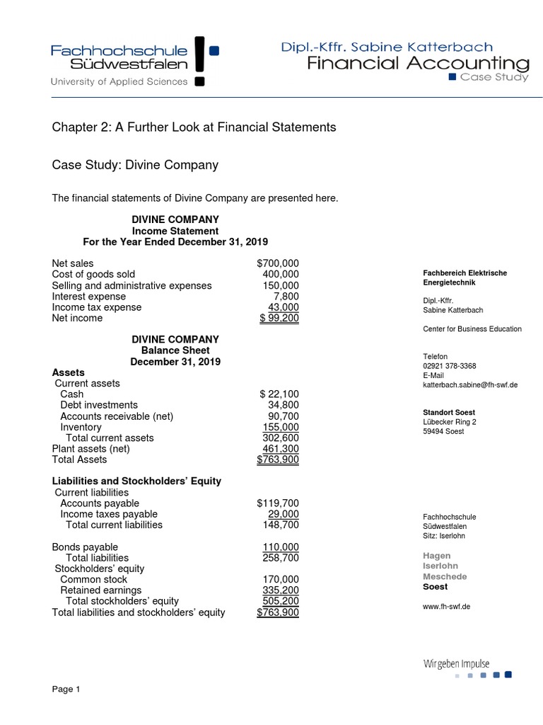 Divine Company Financial Analysis 2019 | PDF | Equity (Finance) | Expense