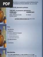 1 - La Pharmacologie Generale | PDF | Pharmacologie | Pharmacocinétique