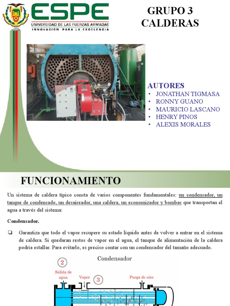 Grupo 3 - Calderas | PDF | Agua | Conduccion termica