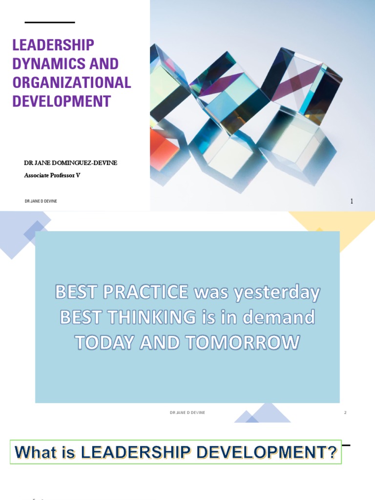 2020 1120 Leadership Development Organizational Development | PDF ...