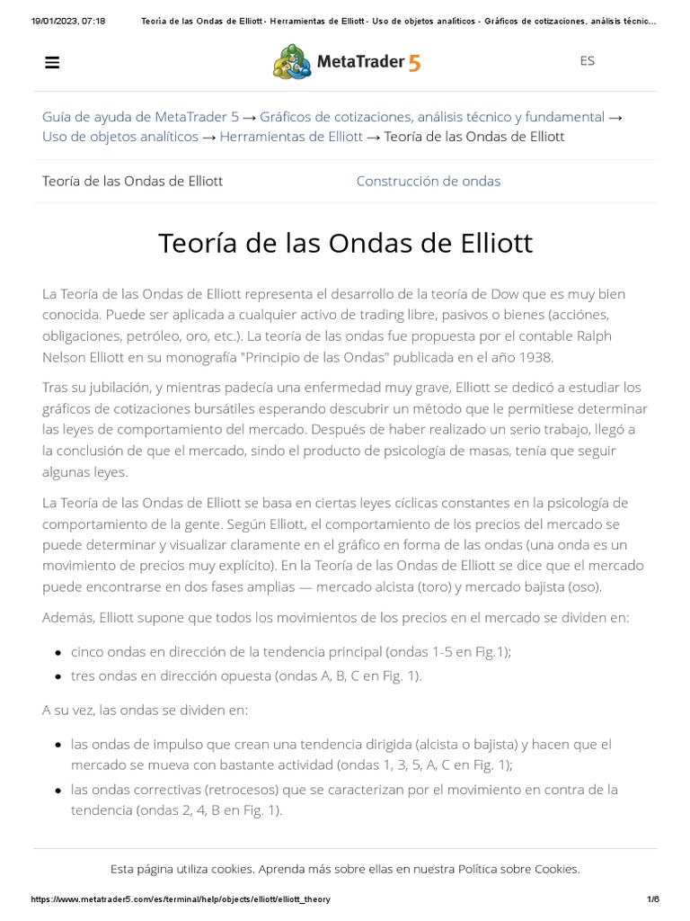 Teoría de Las Ondas de Elliott | PDF | Olas | Análisis técnico