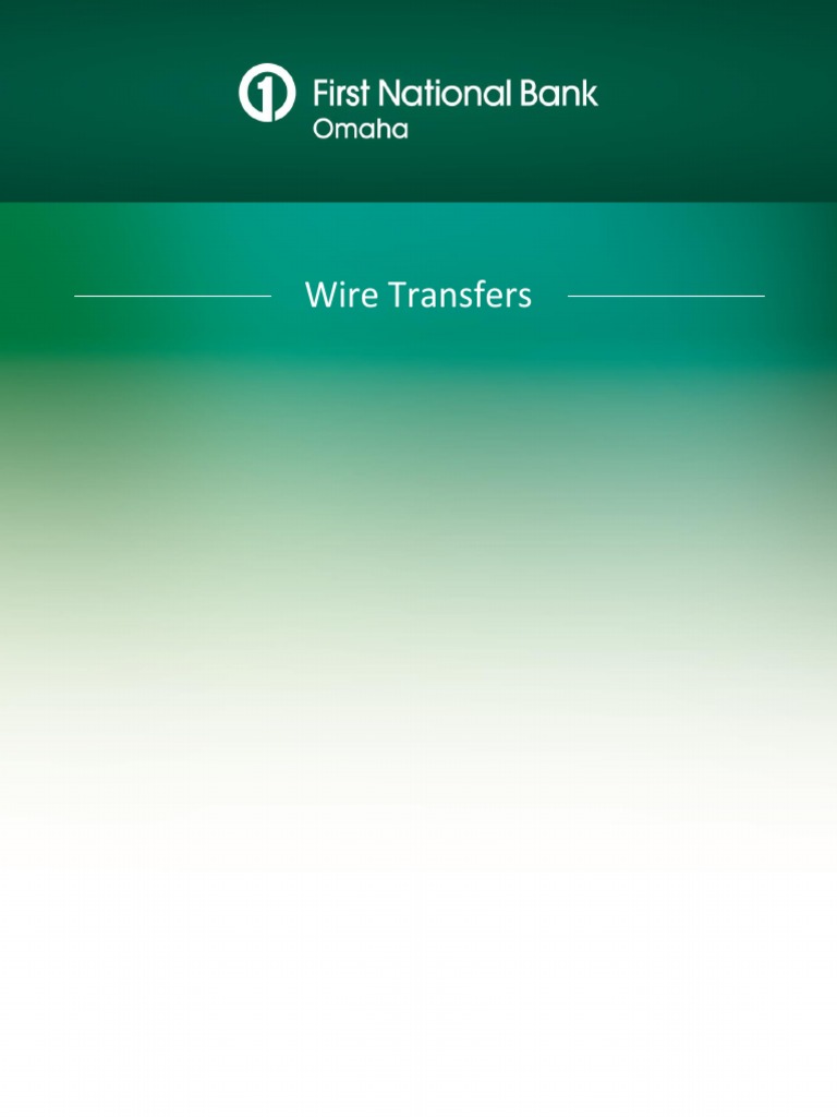 Wire Transfers Product Guide | PDF | Wire Transfer | Computing