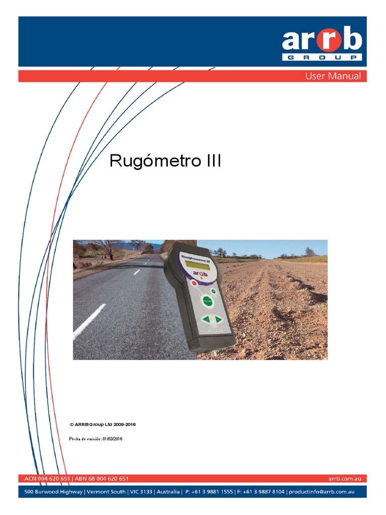 Manual de Roughometer Iii - Español | PDF | Software | Tornillo