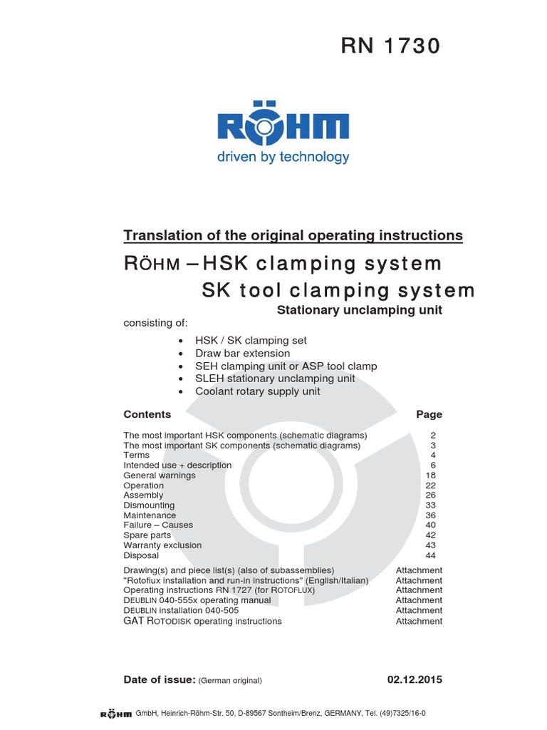 Splindle - ROHM | PDF | Equipment | Tools