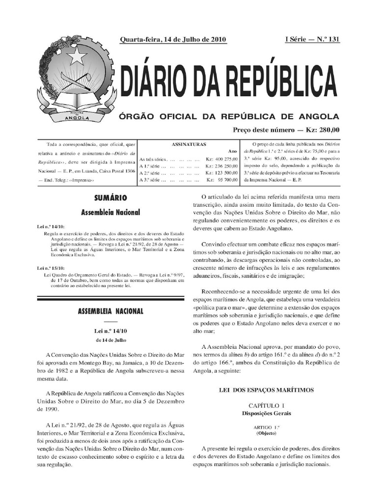 Lei Quadro Do OGE | PDF