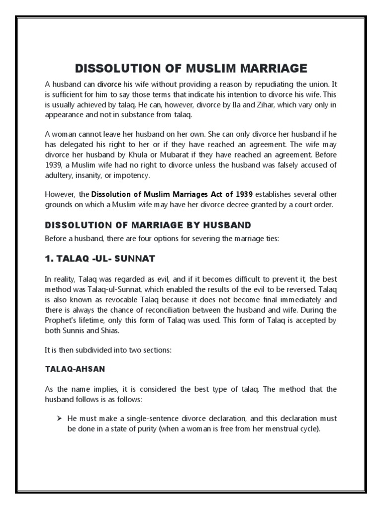 Divorce ASSIGNMENT | PDF | Divorce | Marriage