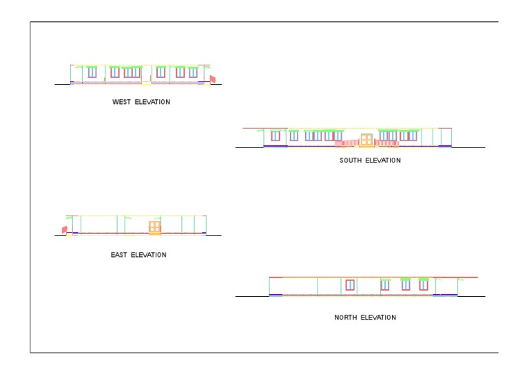 Architectural Elevation Drawings | PDF