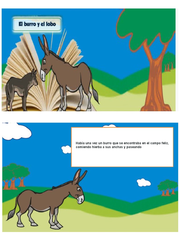 Cuento El Burro y El Asno | PDF