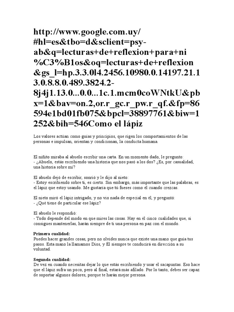 Lecturas de Reflexiòn | PDF | Amor | Conocimiento
