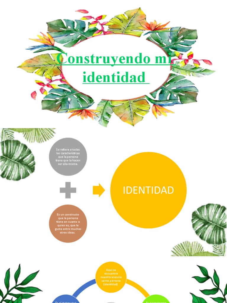 Tema 2. Construyendo Mi Identidad | PDF | Experiencia | Género